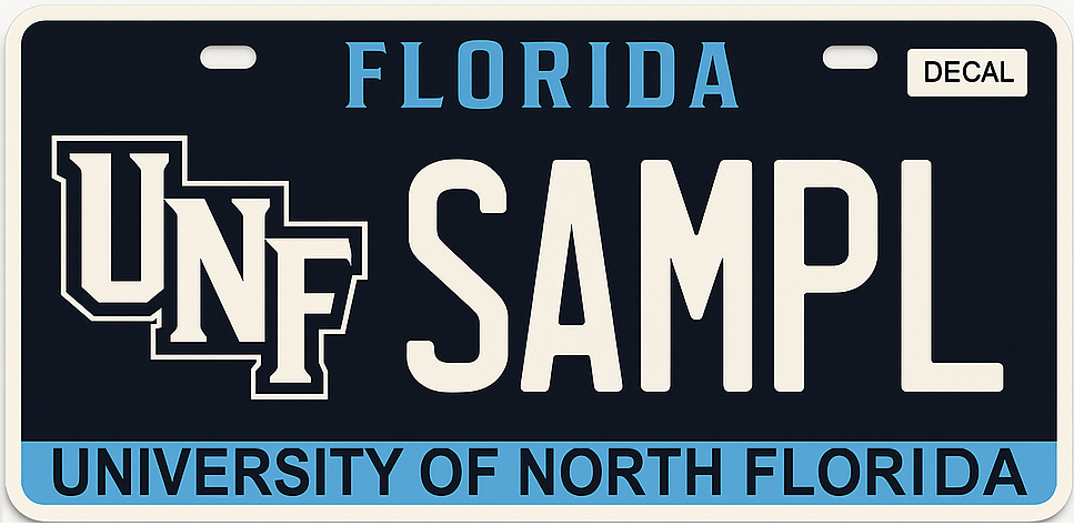The University of North Florida UNF Specialty Plate Redesign